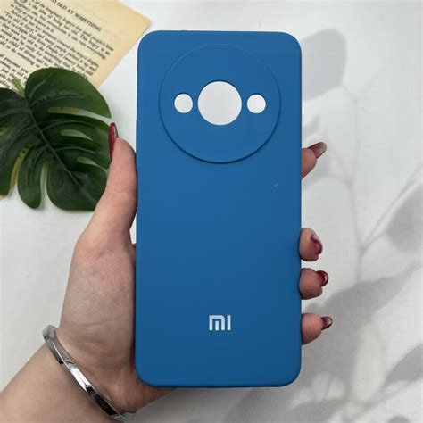 قاب گوشی Redmi A3 Redmi A3x شیائومی سیلیکونی پاک کنی اورجینال داخل پارچه ای محافظ لنز دار رنگ