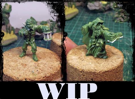 A Wizard And Apprentice Go Adventuring With Momminiaturas Ontabletop