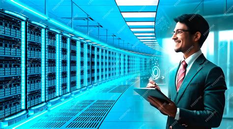 Premium Photo Computer Programmer Using Digital Tablet With Ai Machine Learning Data