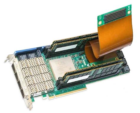 BittWare XUPP R Xilinx UltraScale VU P FPGA With X QSFP GB DDR Sky Blue