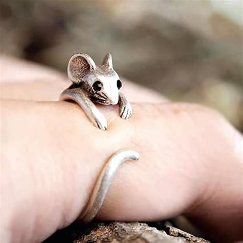 Silver Mouse Etsy