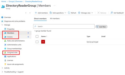 將目錄讀者角色指派給 Microsoft Entra 群組並管理角色指派 Azure Sql Database And Azure Sql
