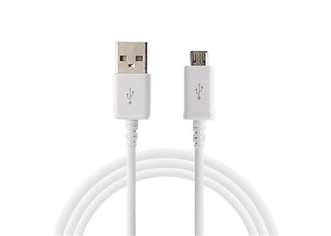 Cable Datos Usb A Micro Usb Celular Esp32 Nodemcu Blanco