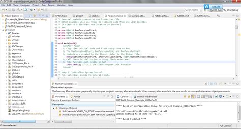 CCS TMS320F28069M It Crashed When Calling InitFlash The Error Is