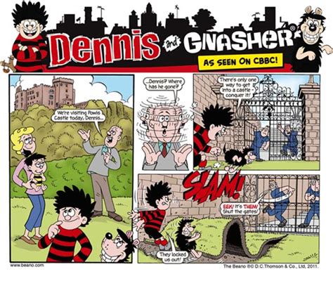 Bbc Wales History Gnashional Trust Dennis The Menace And Gnasher
