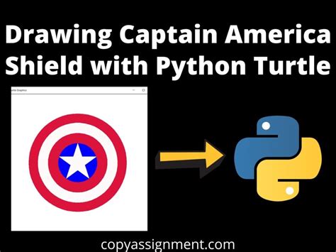 drawing captain america shield with python turtle copyassignment