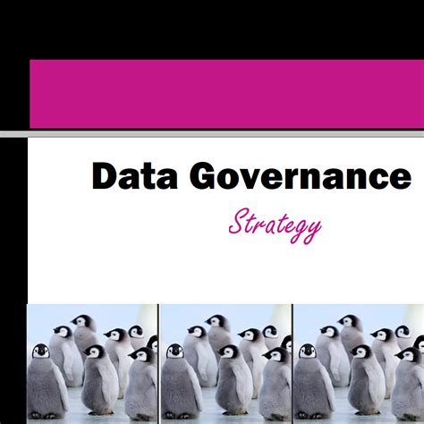 Data Governance Strategy Learnxyz