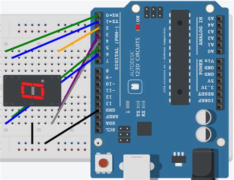 arduonik arduino 7 segment led display arduino ile sayaç örneği