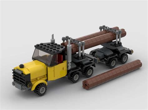 Lego Moc Old Logwood Truck By Lefisch Rebrickable Build With Lego Lego Moc Old Logwood Truck By Lefisch Rebrickable Build With Lego