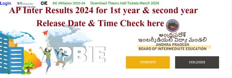 AP Intermediate Result 2024 Check BIEAP 1st 2nd Year Results