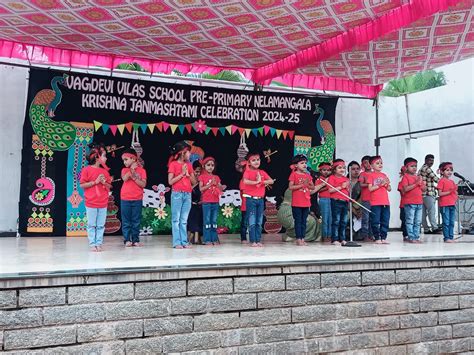 Sri Krishna Janmashatami Celebration 2024 Vagdevi Vilas School Nelamangala