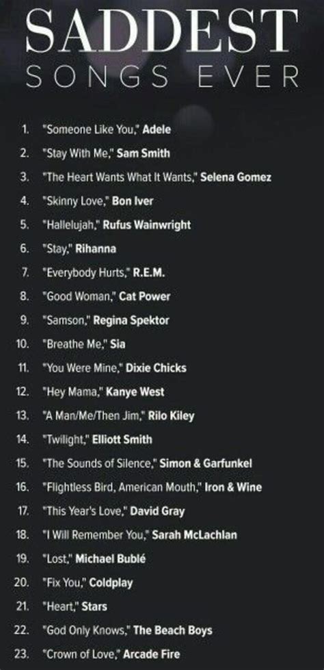 Sad Eyes15 Sad Songs