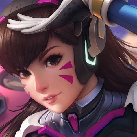 2932x2932 Dva Overwatch Anime Girl 4k Artwork Ipad Pro Retina Display Hd 4k Wallpapersimages