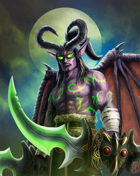 Illidan Stormrage Fan Art By Juanbisceglia On Deviantart
