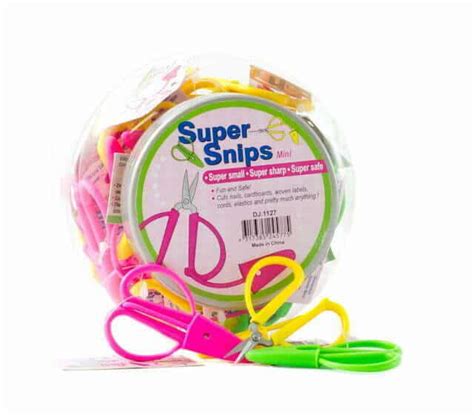 Super Snips Mini Scissors Yellow Erikas Syskrin
