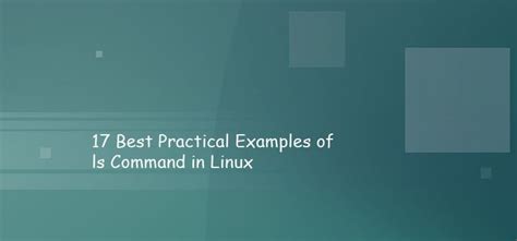 17 Best Practical Examples Of Ls Command In Linux