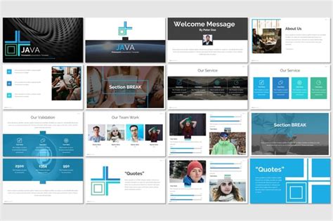 Java Powerpoint Template Incl Clean And Modern Envato