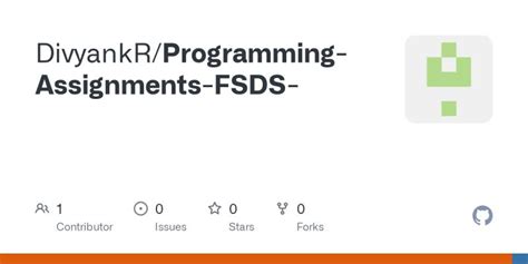 Divyank Rawat On Linkedin Github Divyankrprogramming Assignments Fsds