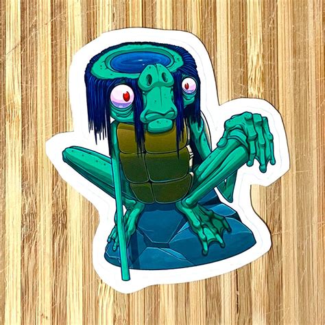 Kappa • Yōkai Sticker Riotpixel