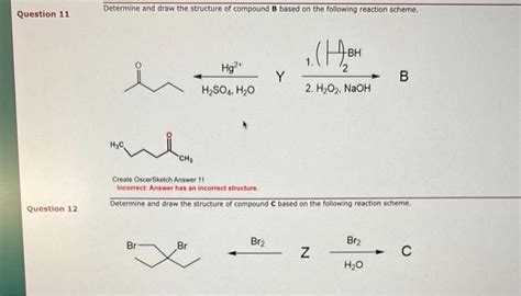 solved question 11 determine and draw the structure of