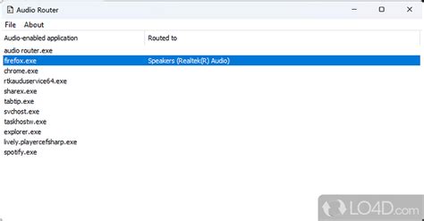 Audio Router Screenshots