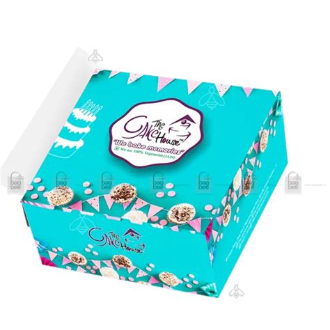 Duplex Paper Non Printed Cake Packaging Box Without Window 250 Gram