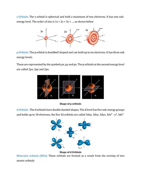 SOLUTION Structure And Bonding Models Handouts Studypool