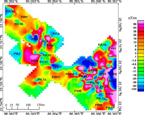 First Vertical Derivative Anomaly Fv Map Generated From Rtp Of Download Scientific Diagram