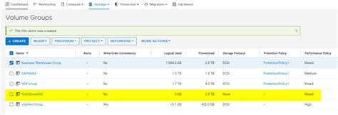 How To Create A Thin Clone Of A Volume And Volume Group On Dell