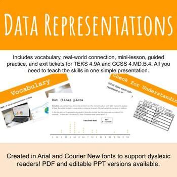 Data Representations PowerPoint Slides PDF Form By Geekie Teachie