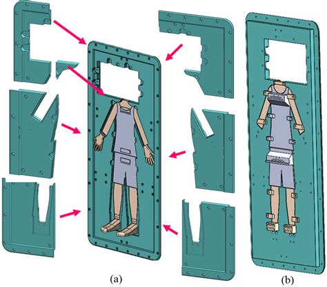 Design In Solidworks Of The Base Of The Characters Body A Download Scientific Diagram