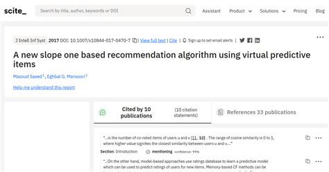 A New Slope One Based Recommendation Algorithm Using Virtual Predictive