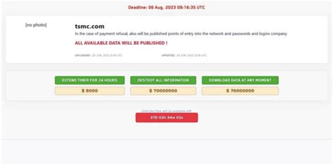 台积电涉嫌被lockbit勒索软件入侵！ 知乎