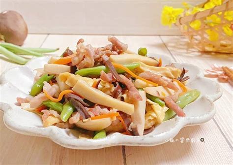 豆皮肉絲炒鮮蔬 食譜與作法 By 小毓の饗樂廚房 Cookpad