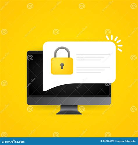 Password Security Access Push Notice On Computer Screen Verification Code Notification On Pc