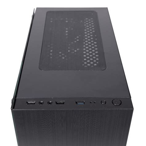 Tecware Nexus M Tempered Glass M ATX Case Black NEXUS M B Mwave