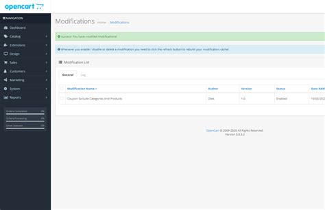 OpenCart Coupon Exclude Products