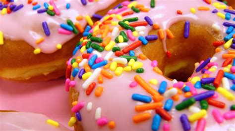 Colorful Doughnut Delight Hd Wallpaper
