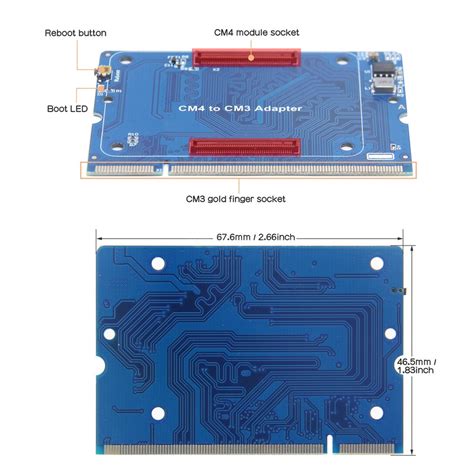 raspberry pi cm4 to cm3 converter adapter for raspberry pi compute