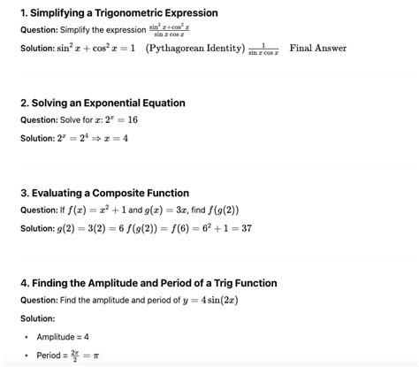 Pre Calculus Questions Understanding Examples And How To Succeed