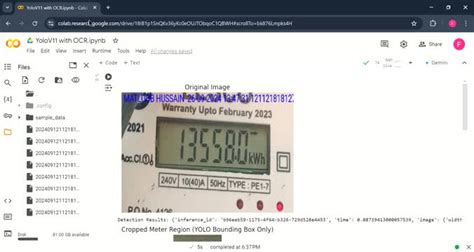 Muhammad Faizan Hassan On Linkedin Computervision Ocr Yolov11 Easyocr Meterreading Ai