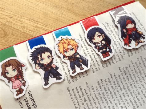 Ff7 Magnetic Bookmarks Timelaxminicreations Anime Eyes Bookmark