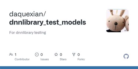 github daquexian dnnlibrary test models for dnnlibrary testing