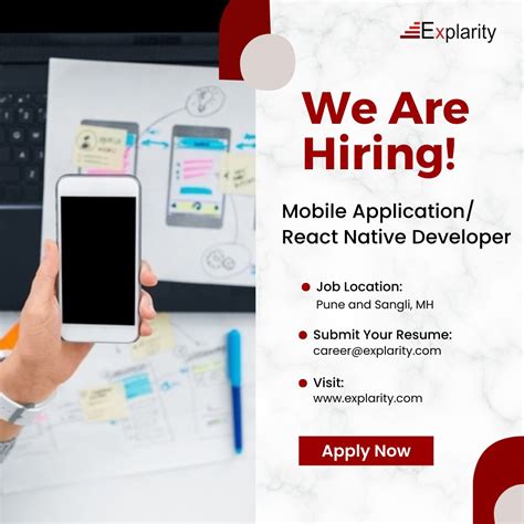 Explarity Solutions Pvt Ltd On Linkedin Hiringalert Hiring Mobileapplicationdeveloper