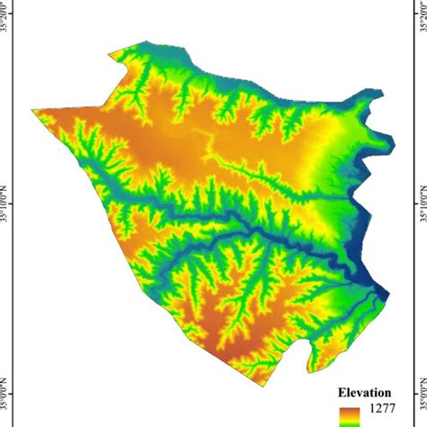 Luochuan Region Arc Gis 10 3 Download Scientific Diagram
