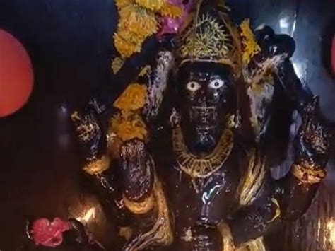 Crowd Of Devotees Gathered In The Temple On Shani Jayanti In The