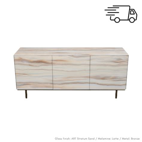 Glassisimo Nico 3 Door Reflexio Buffet Dōma Home Furnishings