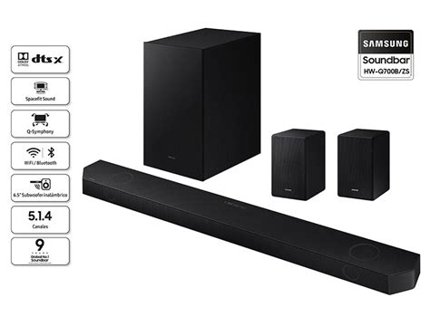 Ripley Soundbar Bluetooth Samsung Q Series Hw Q700b