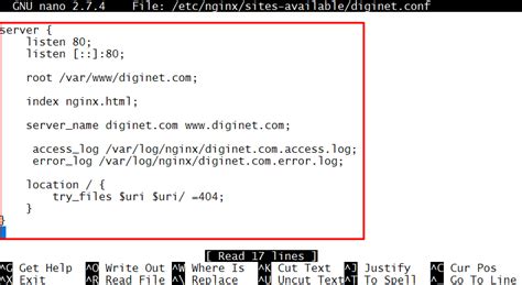 Konfigurasi Server Block Nginx Via Debian Diginet