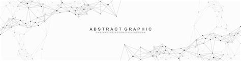 Premium Vector Abstract Tech Network Connection Dots